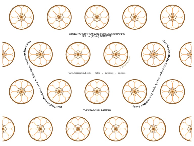 Sample Macaron Template PDF Format | PDF
