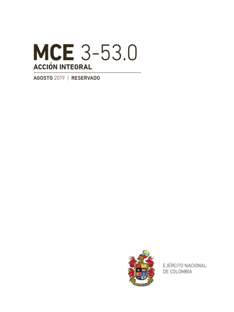 Mce 3-53.0 Ain | PDF | Planificación | Información