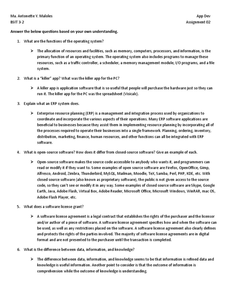 Answer The Below Questions Based On Your Own Understanding | PDF | Relational Database | Databases