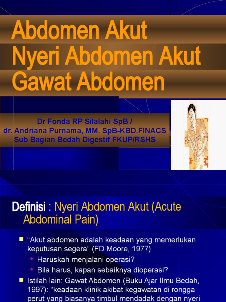 Nyeri Akut Abdomen | PDF