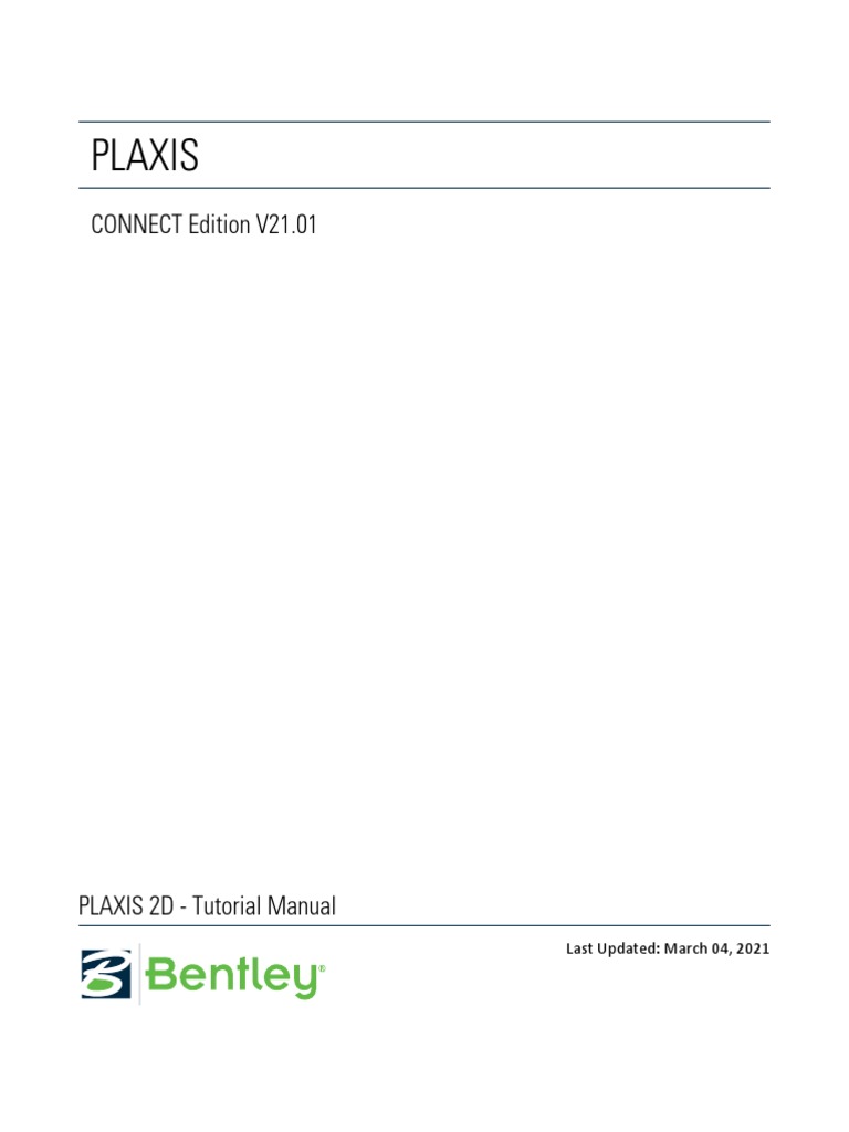 Plaxis2dce v21.01 01 Tutorial | PDF | Finite Element Method | Automation