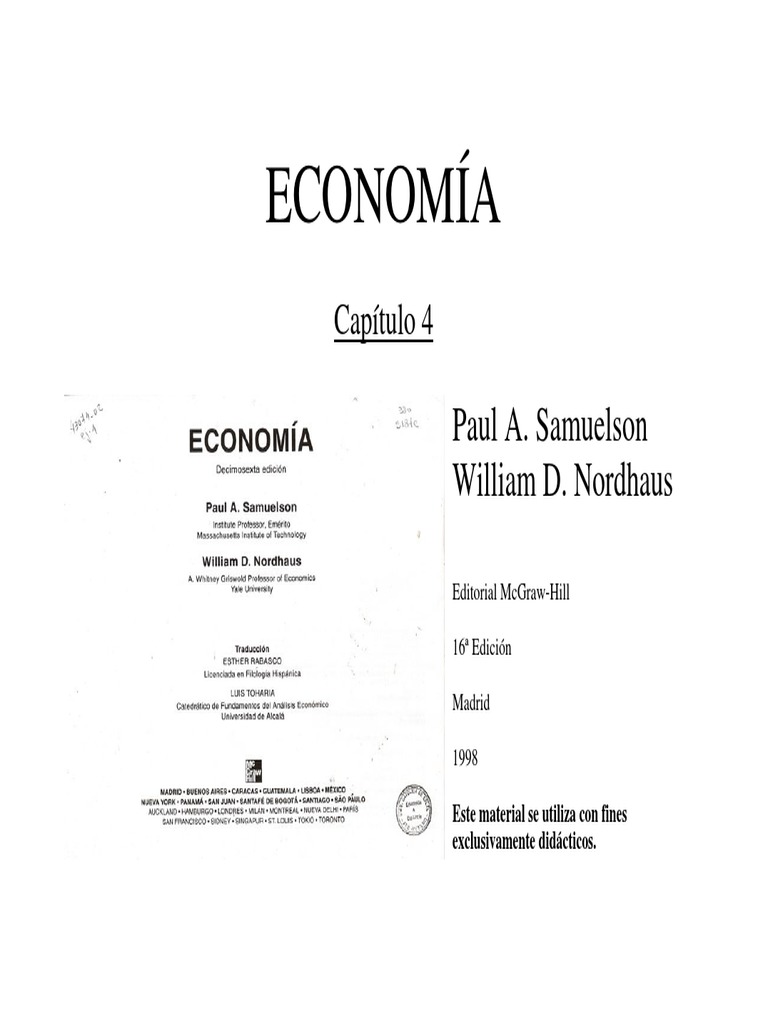 Samuelson - Parte2. Cap4 | PDF