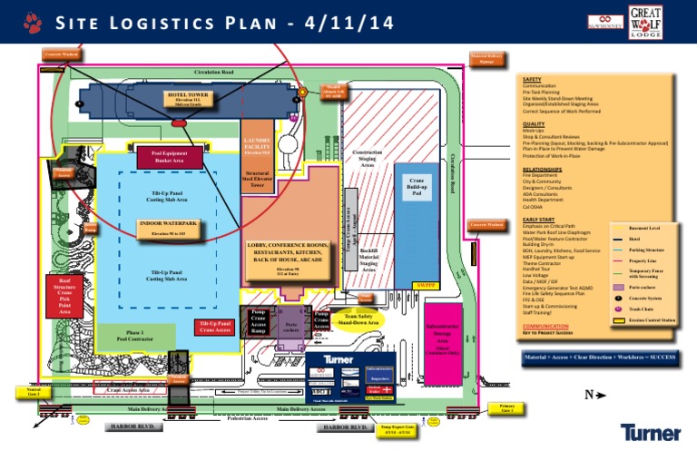 Site Logistics Plan Example | PDF | Economic Sectors | Nature