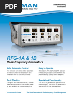 Coolief RF Generator User Manual | PDF