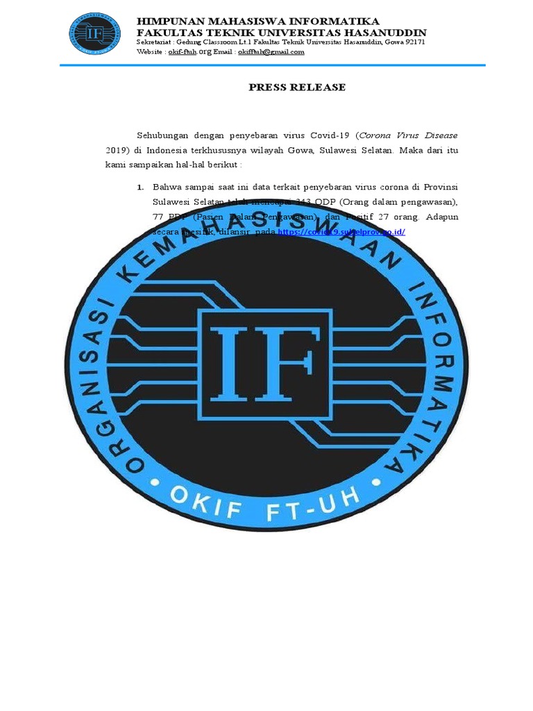 Himpunan Mahasiswa Informatika Fakultas Teknik Universitas Hasanuddin | PDF