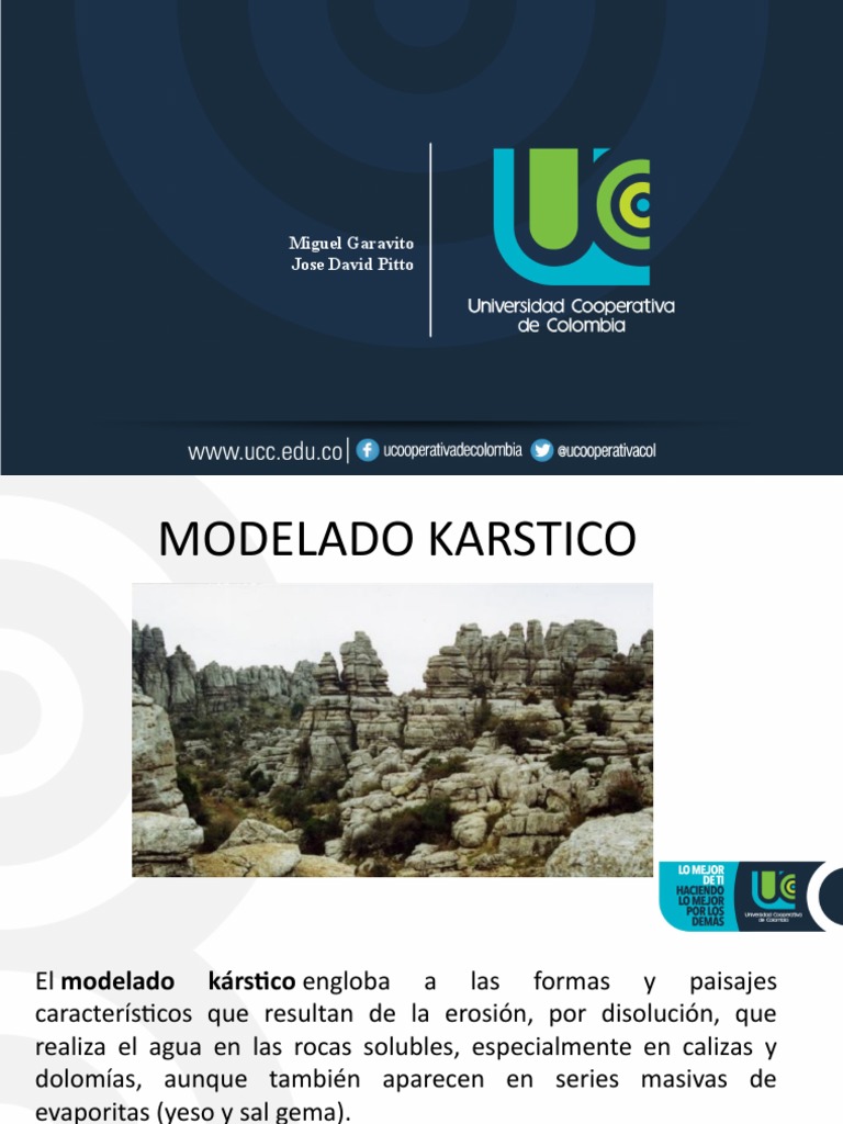 Modelado Karstico | PDF | Geología | Materiales