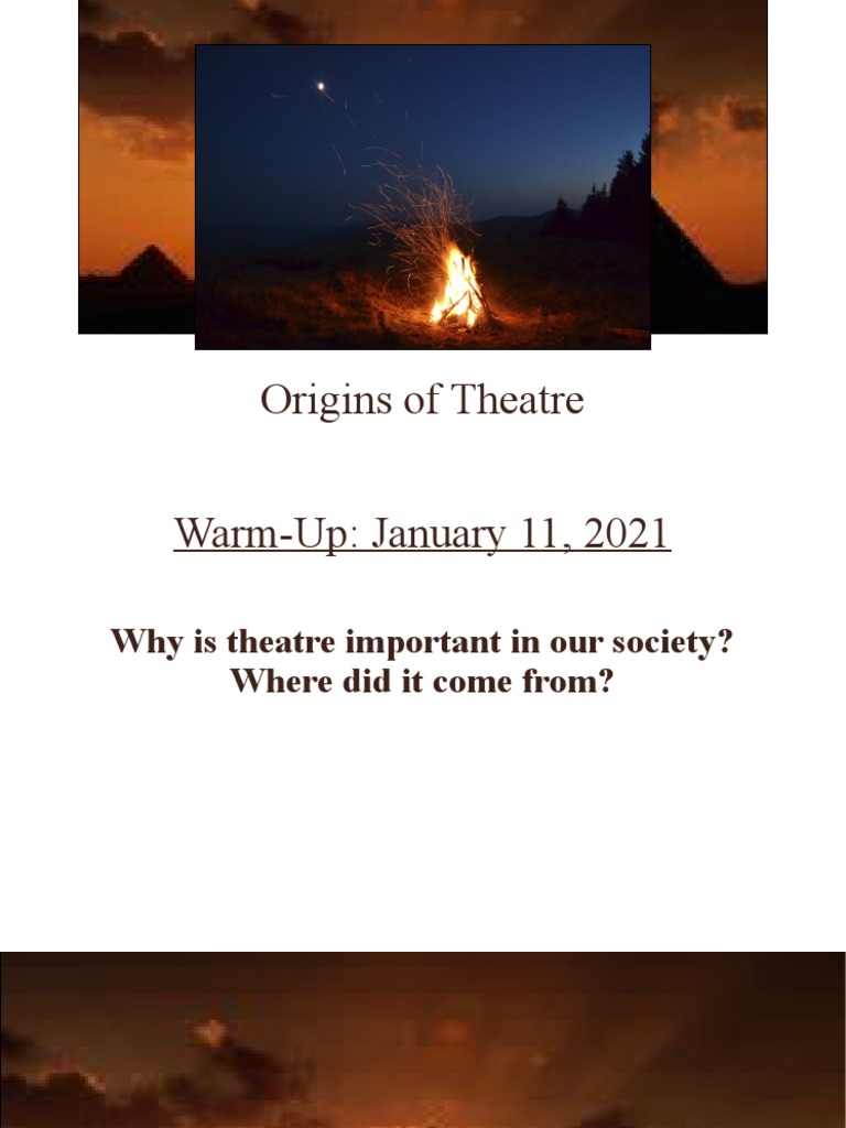 Origins of Theatre | PDF | Theatre | Entertainment (General)