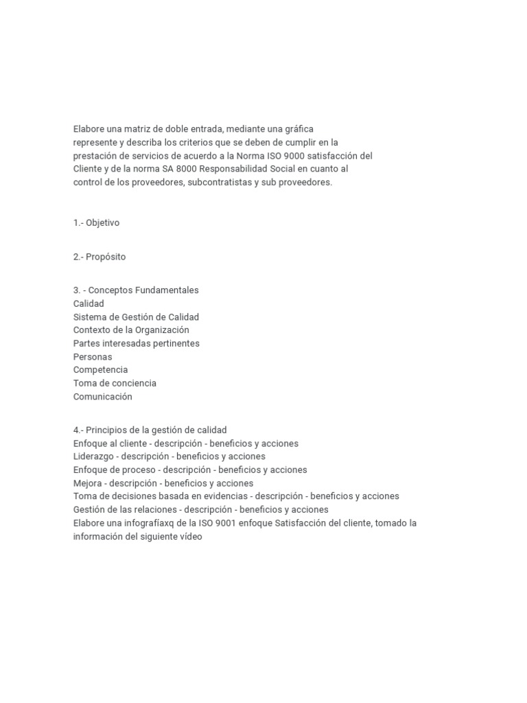 Elabore Una Matriz de Doble Entrada | PDF