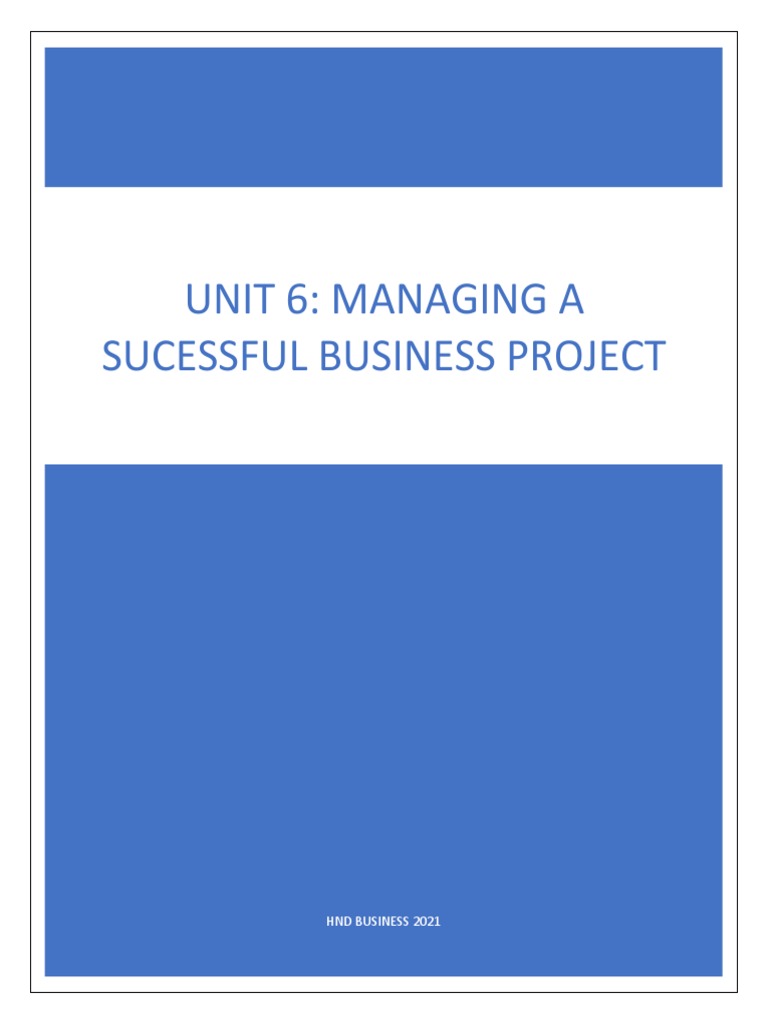 Managing Successful Business Projects Globally | PDF | Business | Science