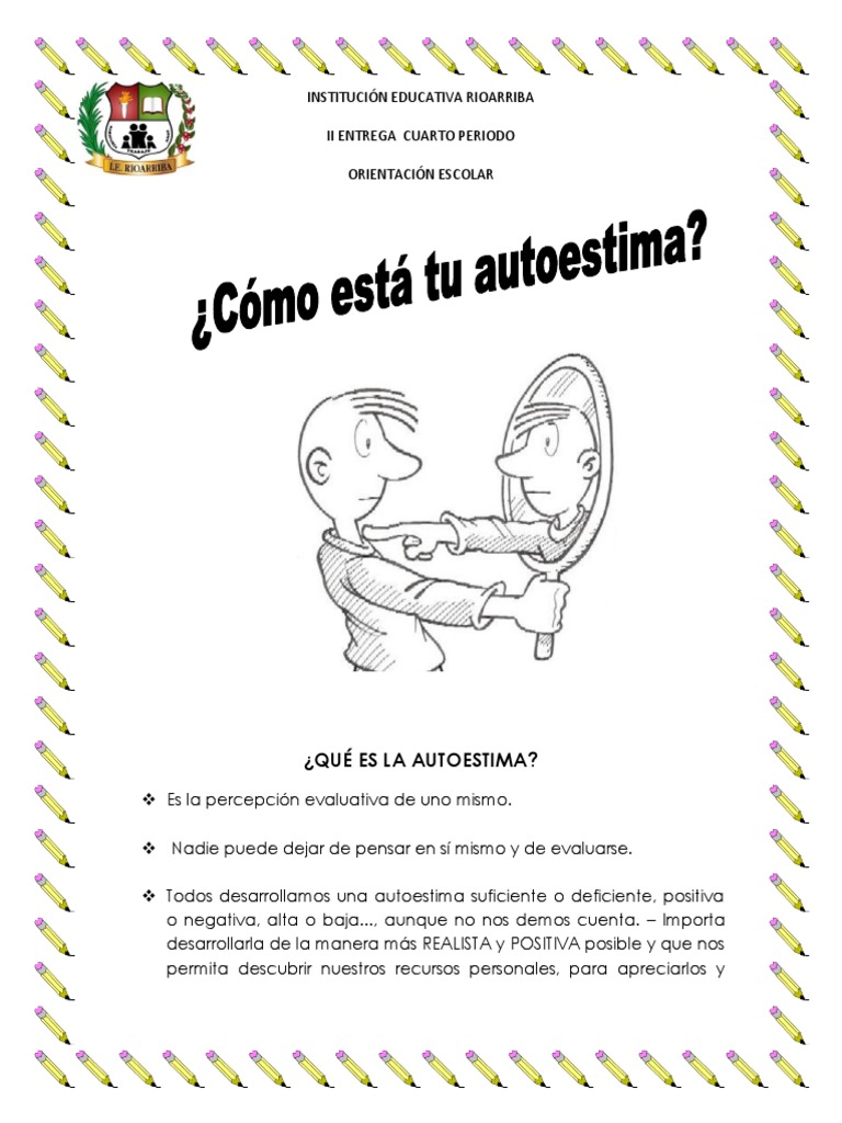 Infografia 3 Autoestima | PDF | Autoestima | Ciencias del comportamiento