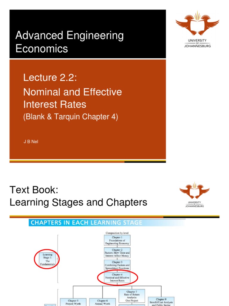 Advanced Engineering Economics: Nominal and Effective Interest Rates ...