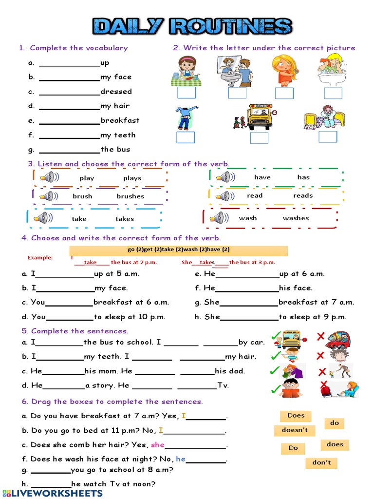 Complete The Vocabulary 2. Write The Letter Under The Correct Picture | PDF