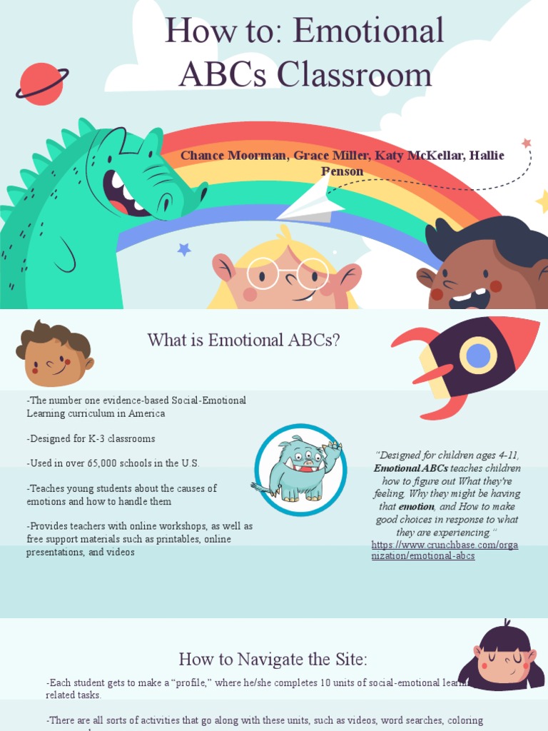 Tablets and Apps in The Classroom Project - Emotional Abcs | PDF ...