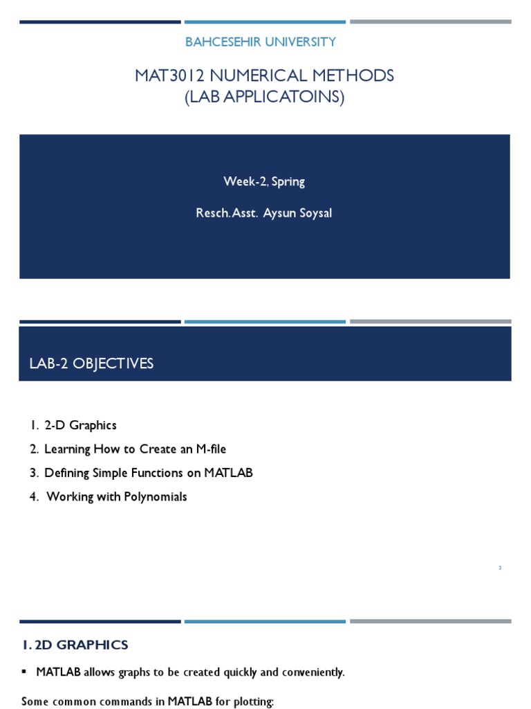 Matlab Functions And Graphics Pdf Cartesian Coordinate System Matlab