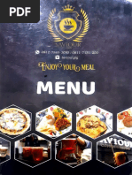 TDH Menu Oct 23B | PDF | Indian Cuisine | Food And Drink Preparation