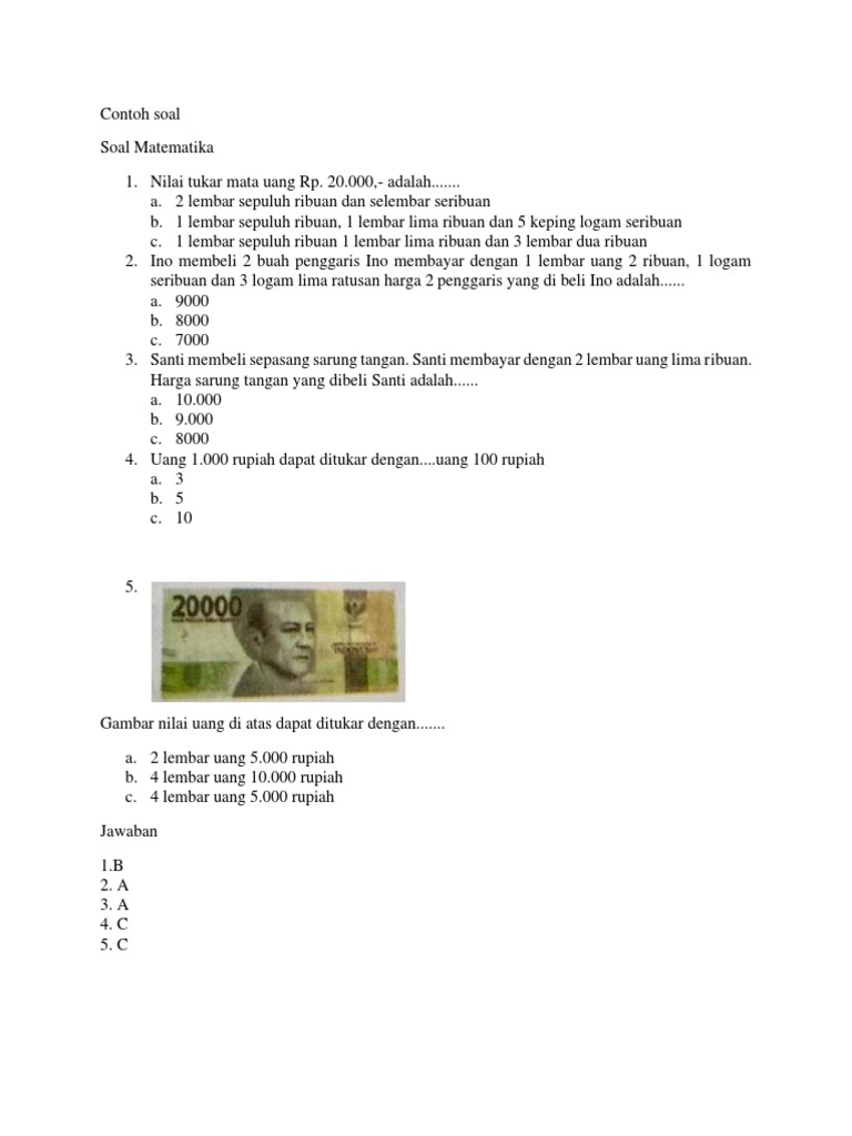 Contoh Soal | PDF