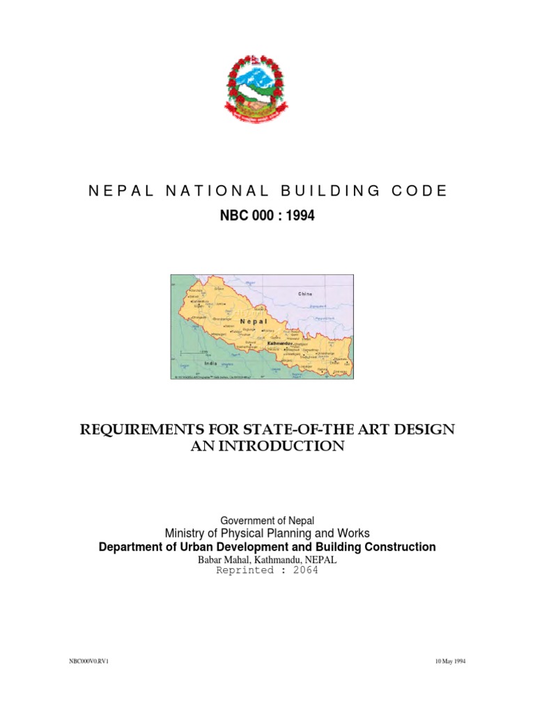 Nepal NBC | PDF | Construction Aggregate | Building Code