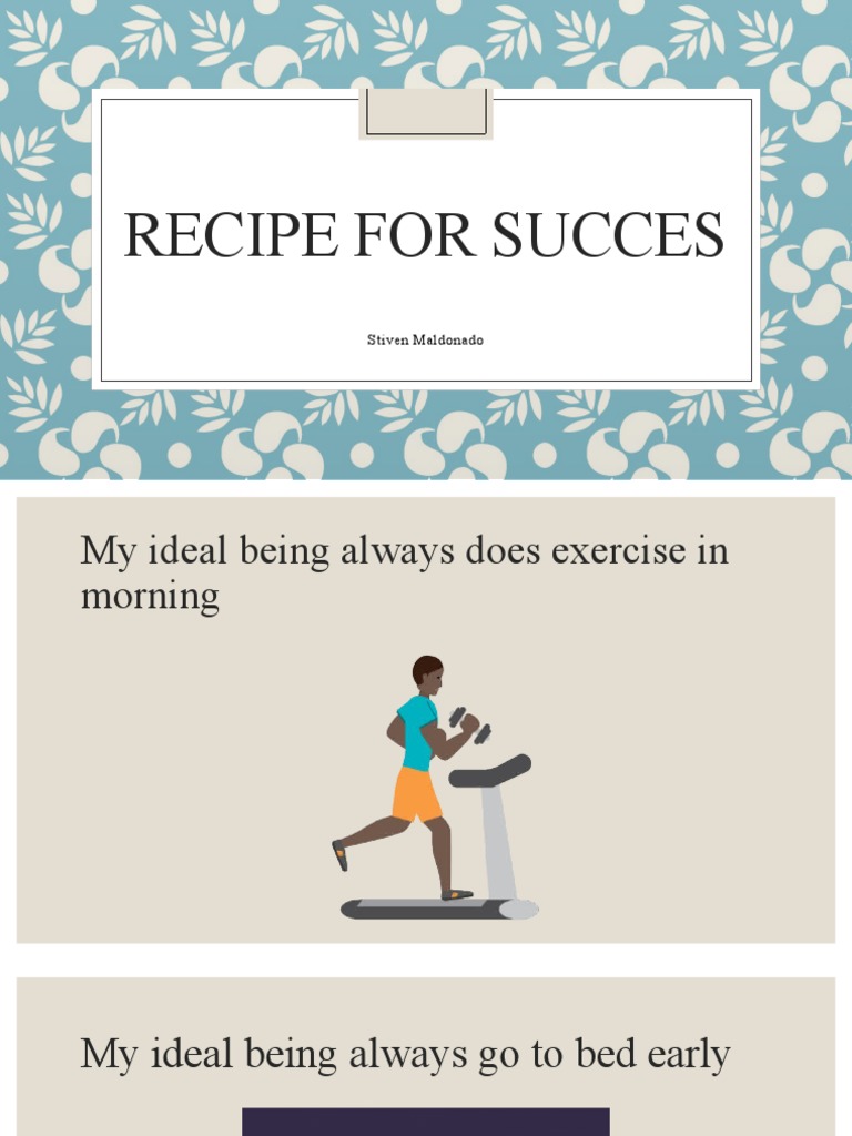 Recipe For Succes | PDF