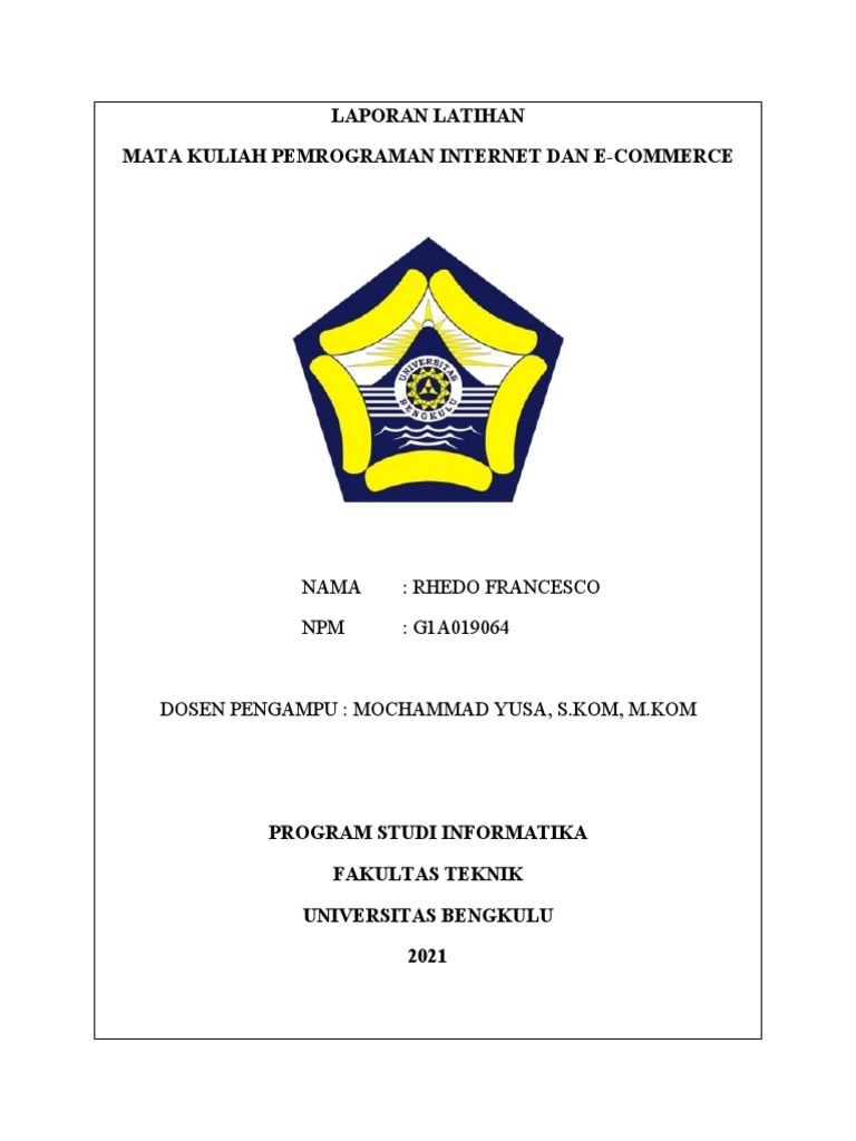 Latihan Pemrograman Web Dasar | PDF