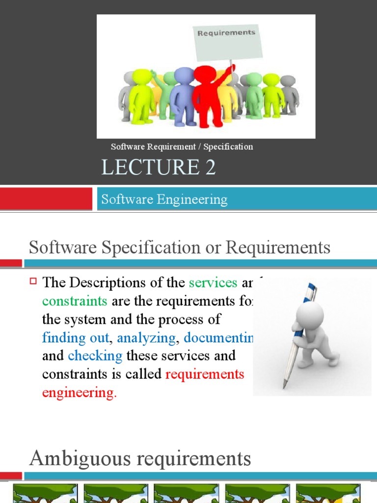 SE Lecture2 | PDF | Specification (Technical Standard) | System