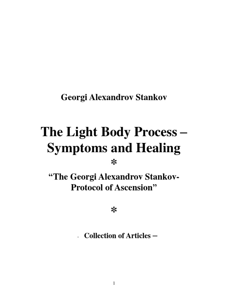 The Light Body Process Symptoms and Healing 1 | PDF | Photon | Soul