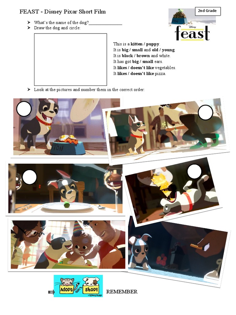FEAST - Disney Pixar Short Film: Remember | PDF