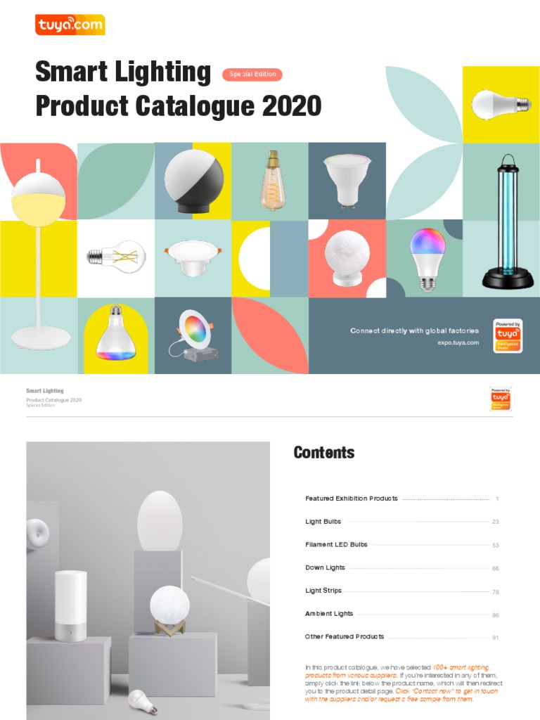 Smart Lighting Product Catalogue 2020 Final S | PDF | Incandescent ...