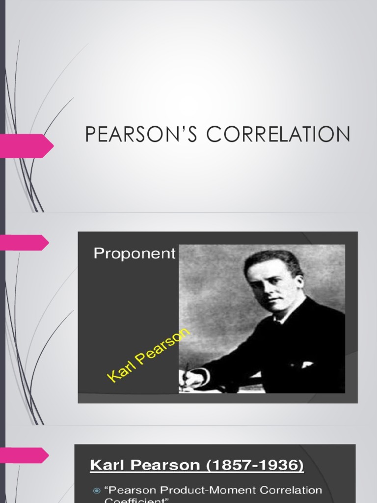 Pearson's R Correlation For Students | PDF | Statistical Significance ...