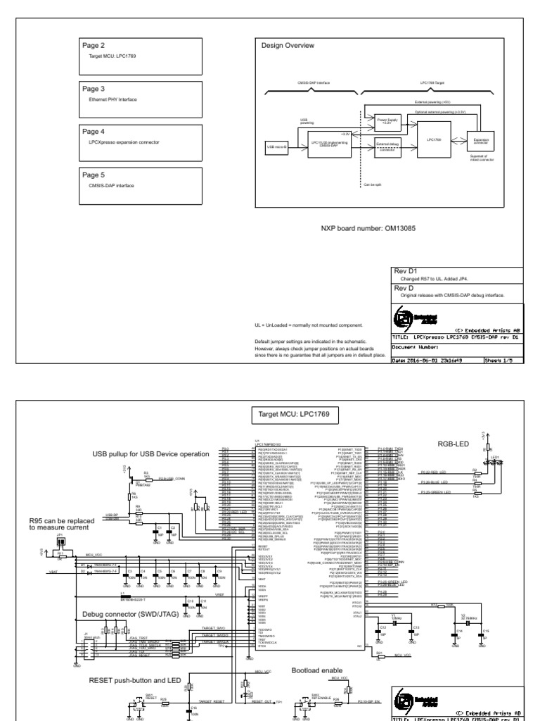 LPCXpresso1769 CD Revd1 | PDF | Usb | Telecommunications