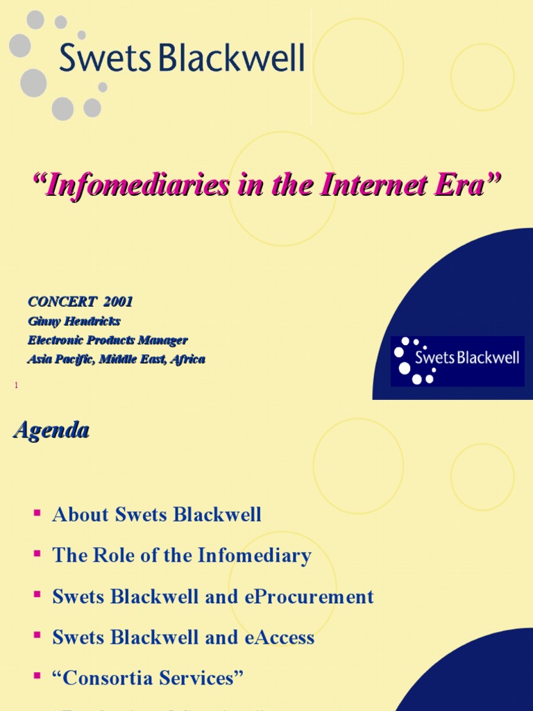 Infomediary Services for Libraries | PDF | Computing | Information ...