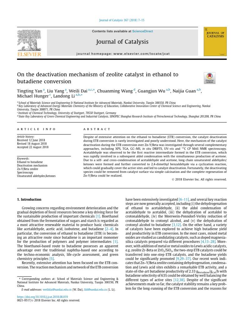 Catalyst Deactivation2 | PDF | Catalysis | Gas Chromatography
