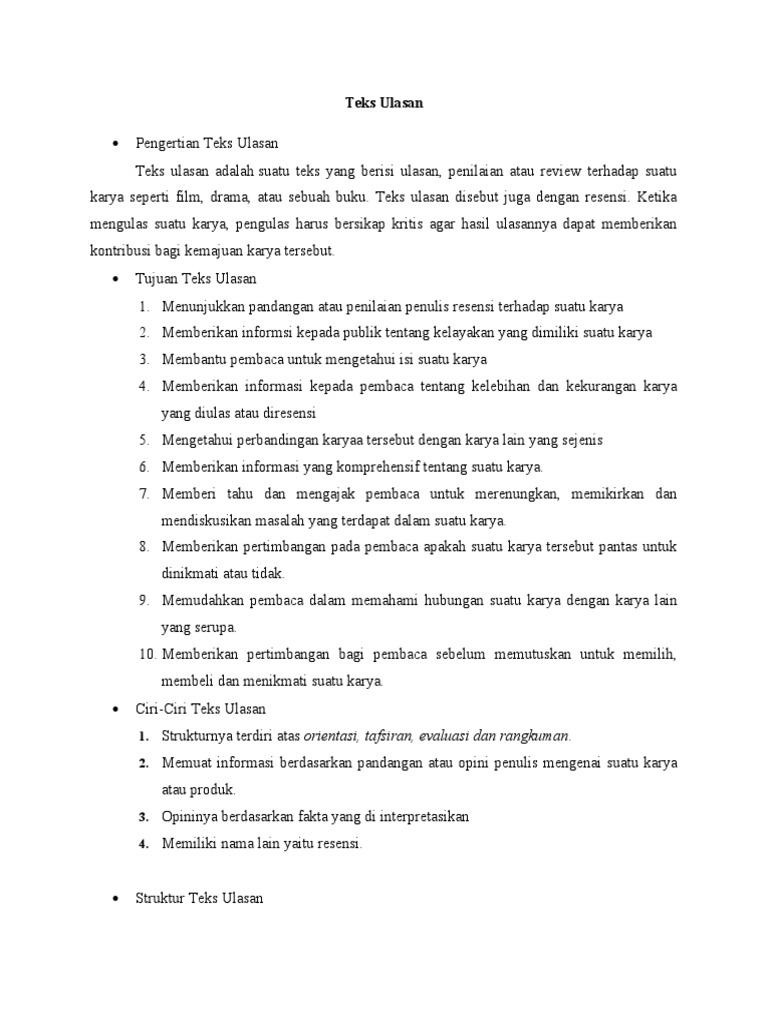 Kel 6 - Analisis Teks Ulasan, Opini Dan Essay | PDF