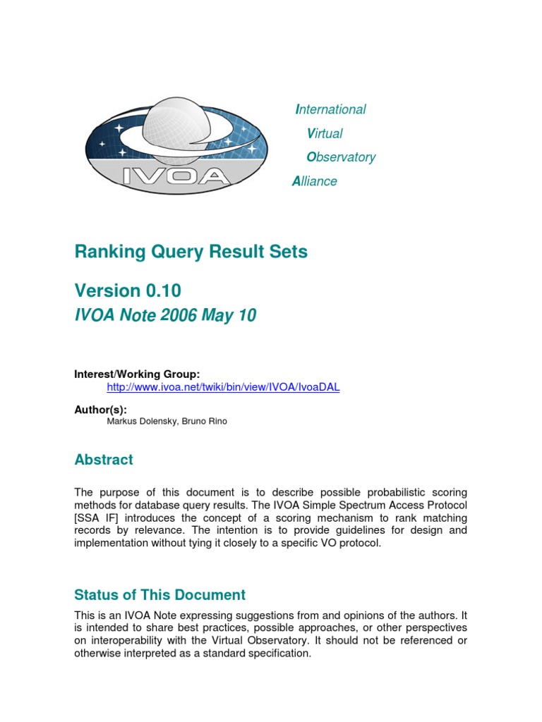 Query Result Ranking-V01 | Download Free PDF | Information Retrieval ...