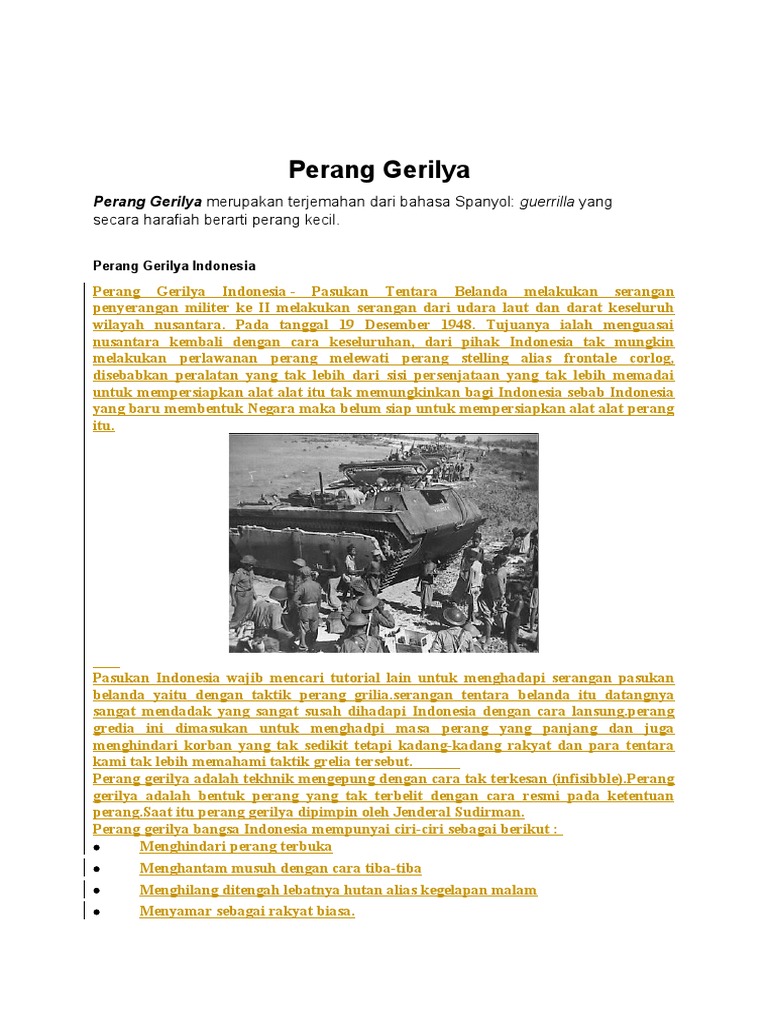 Gerilya | PDF