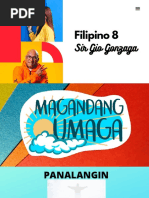 Mga Panagano NG Pandiwa | PDF