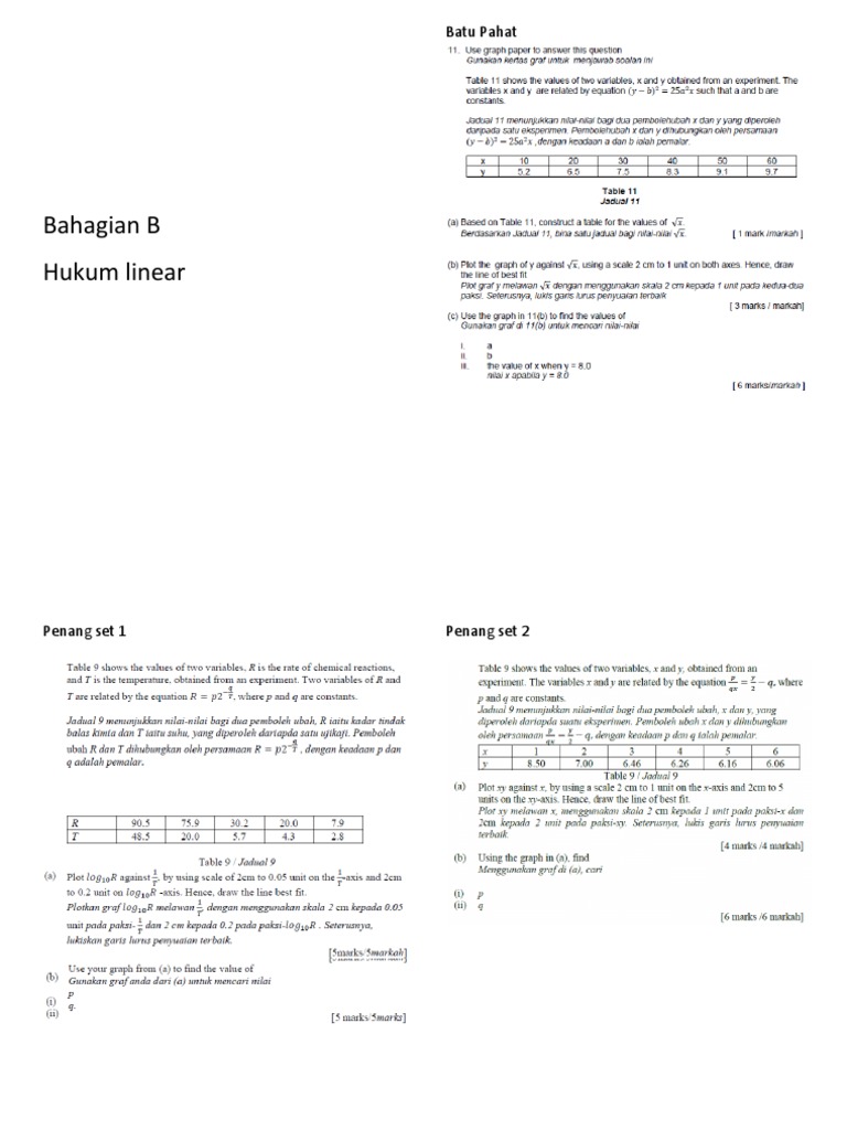 Hukum Linear | PDF