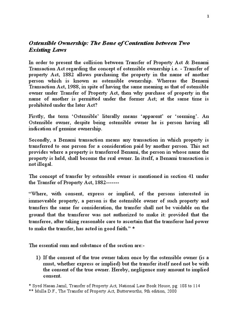 Ostensible Ownership The Bone of Content | PDF | Politics | Social Science