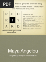 C1 10 Questions With Maya Angelou | PDF | Maya Angelou