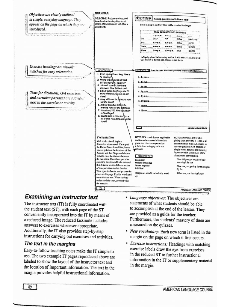 American Language Course Instructor Book - 23 | PDF