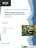 Types of Architectural Criticism, Wayne Attoe | PDF | Criticism | Normative