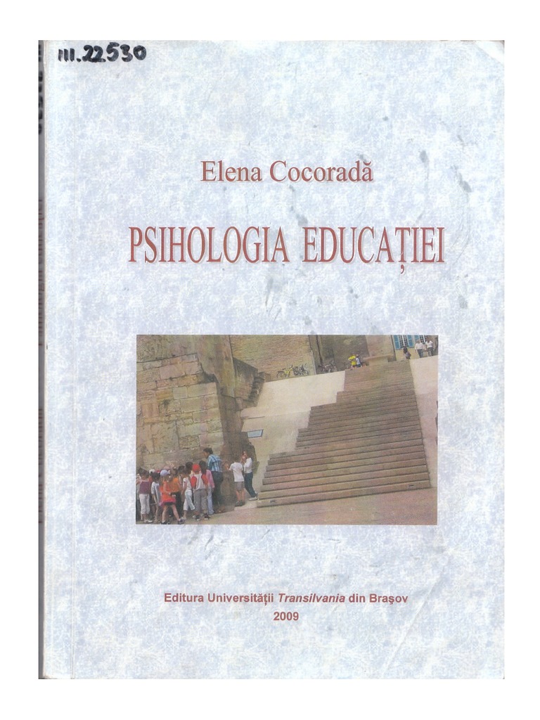 Cocorada - Psihologia Educatiei | PDF