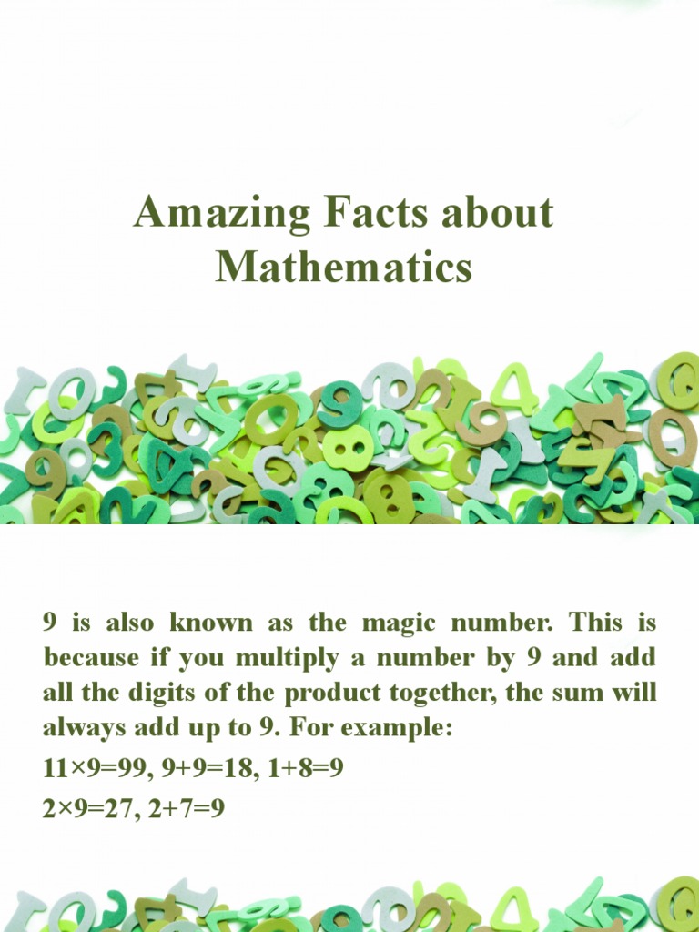 Amazing Math Facts: Magic 9s, Norse Hundreds & More | PDF