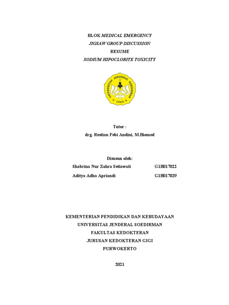 Jsgd-Sodium Hipoklorit | PDF