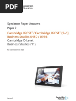 IGCSE Business Studies Paper 1 | PDF | Economics | Business