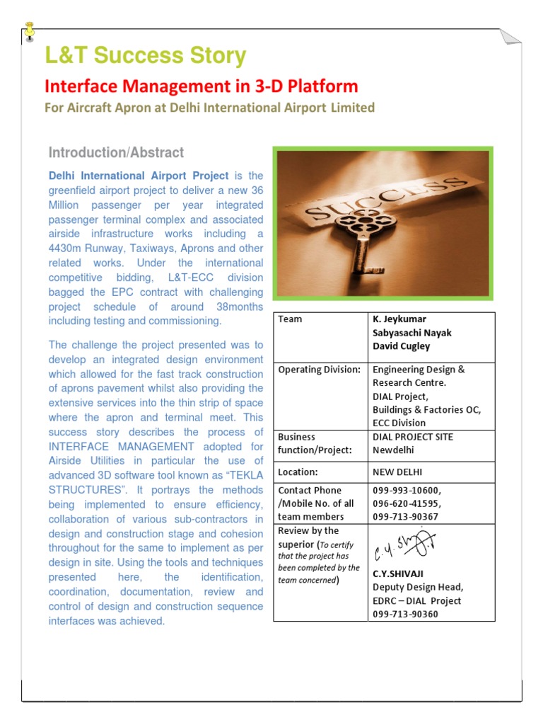 Success Story DIAL Interface Management | PDF | Airport | Computer ...