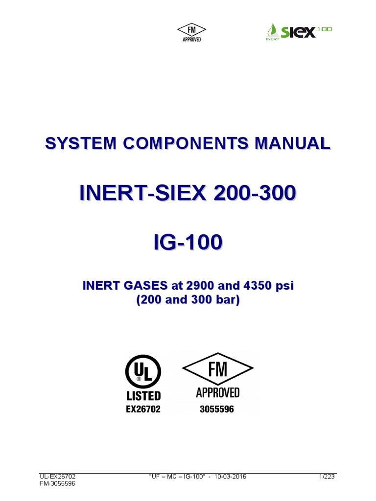 UF-MC-IG100 - COMPONENTS MANUAL - IG100 - RV - 06 | PDF | Valve | Actuator
