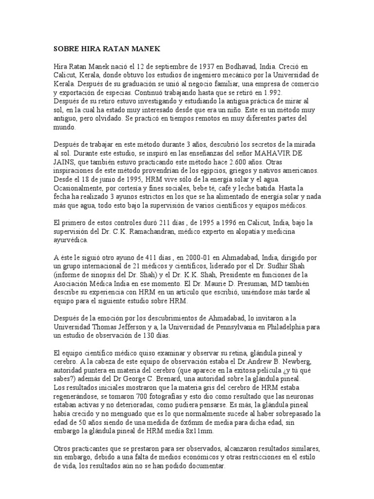 Hira Ratan Manek | PDF | Arco iris | Dom