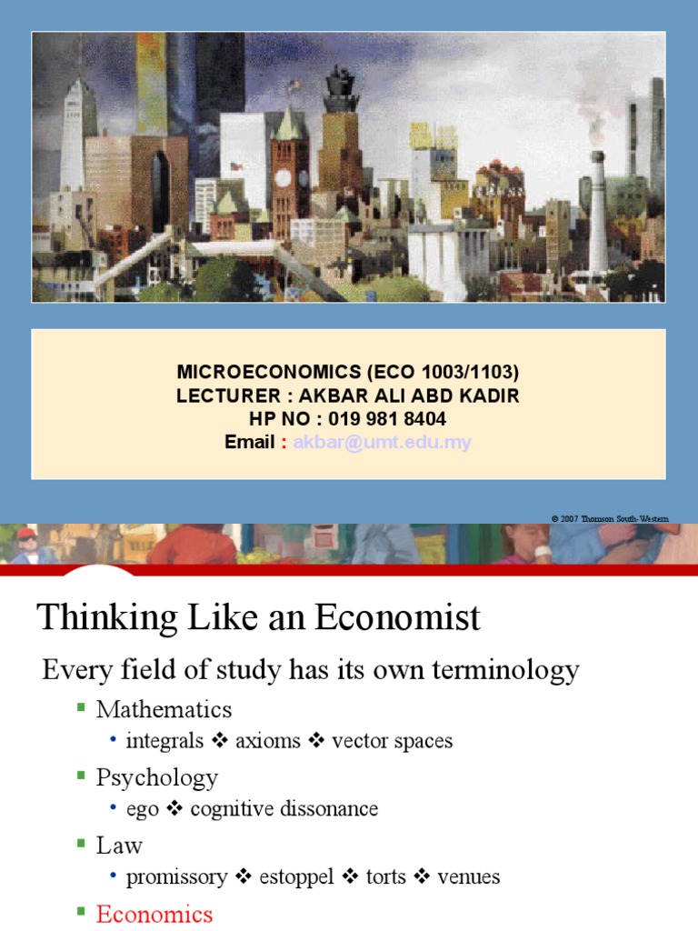 Introduction To Economics | PDF | Economics | Microeconomics