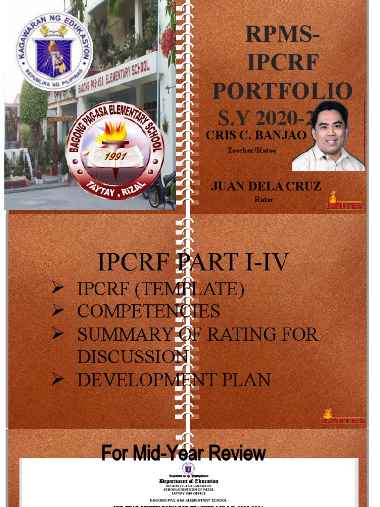 Rpms-Ipcrf Portfolio: Cris C. Banjao | PDF | Educational Technology | Lesson Plan