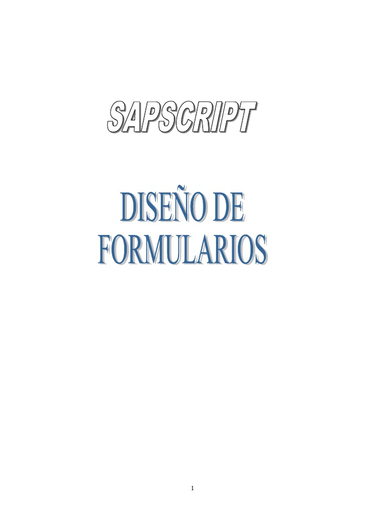 Manual Sapscript Pdf File Format Typefaces